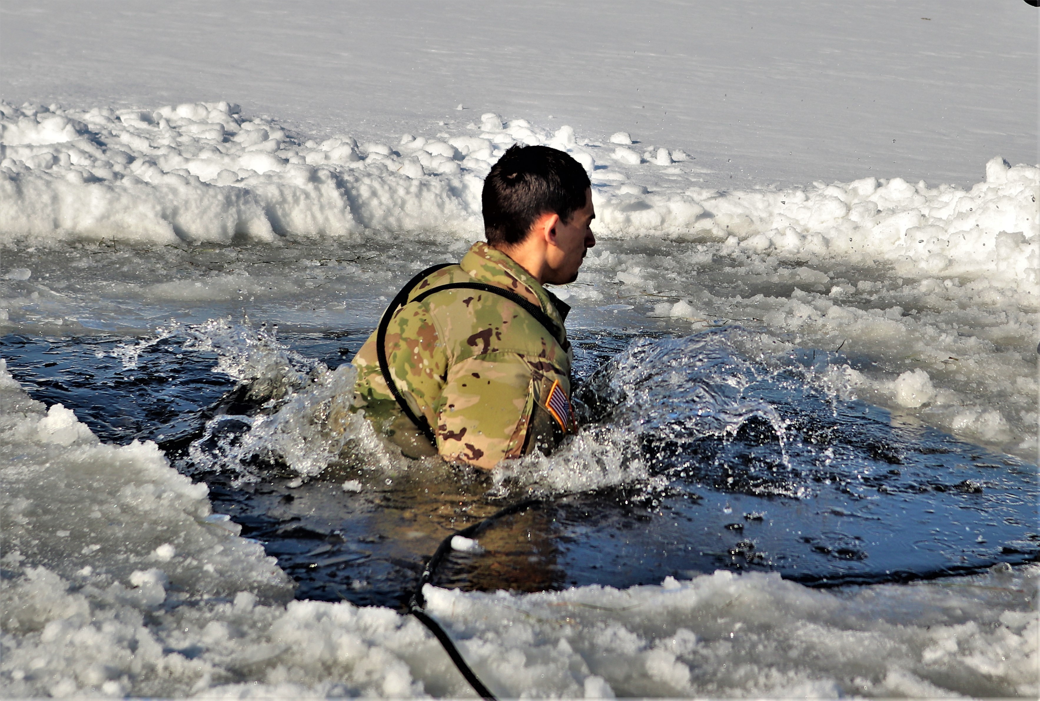 Photo Essay: Airmen, Soldiers participate in cold-water immersion ...