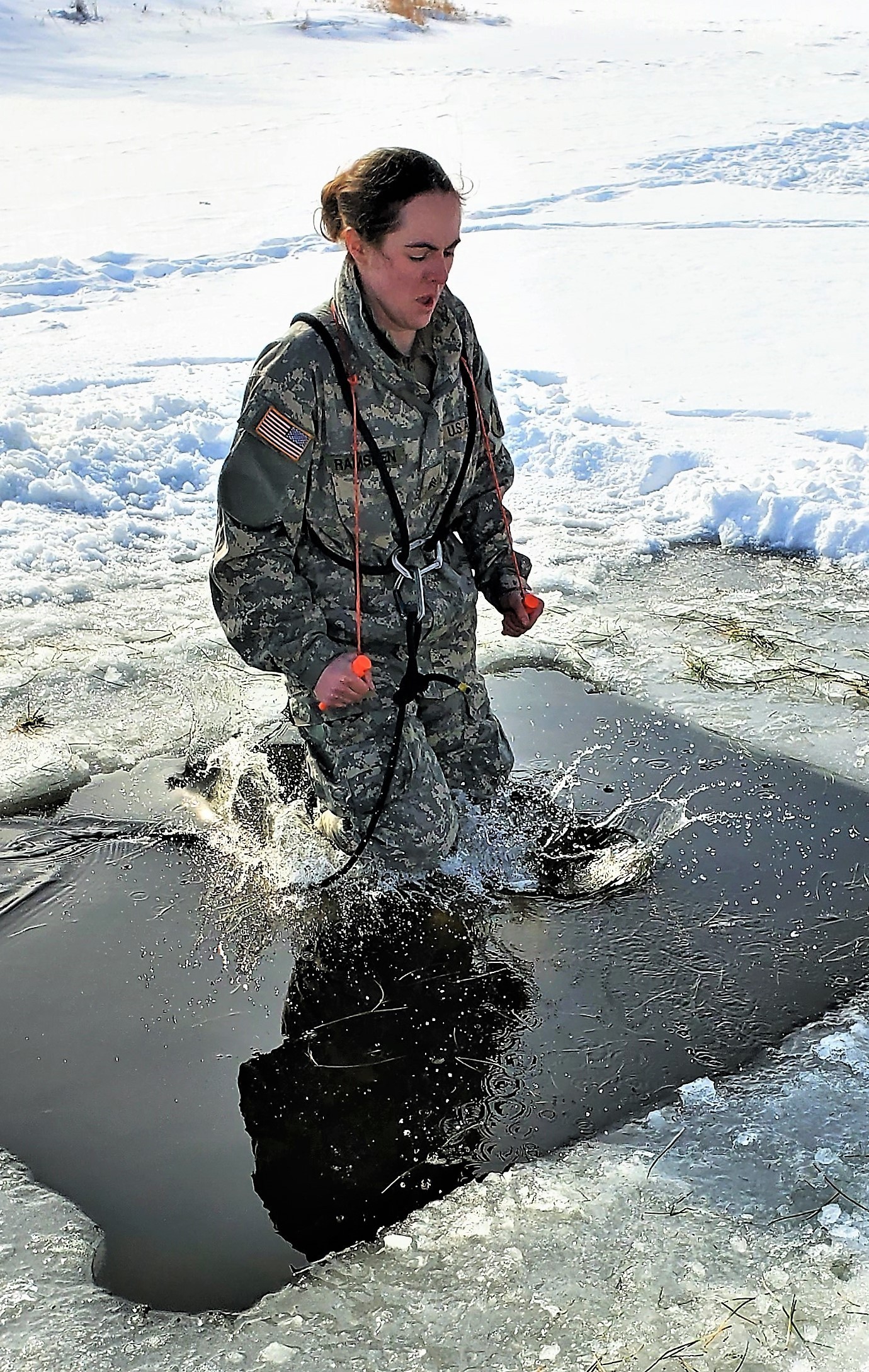 Photo Essay: Airmen, Soldiers participate in cold-water immersion ...