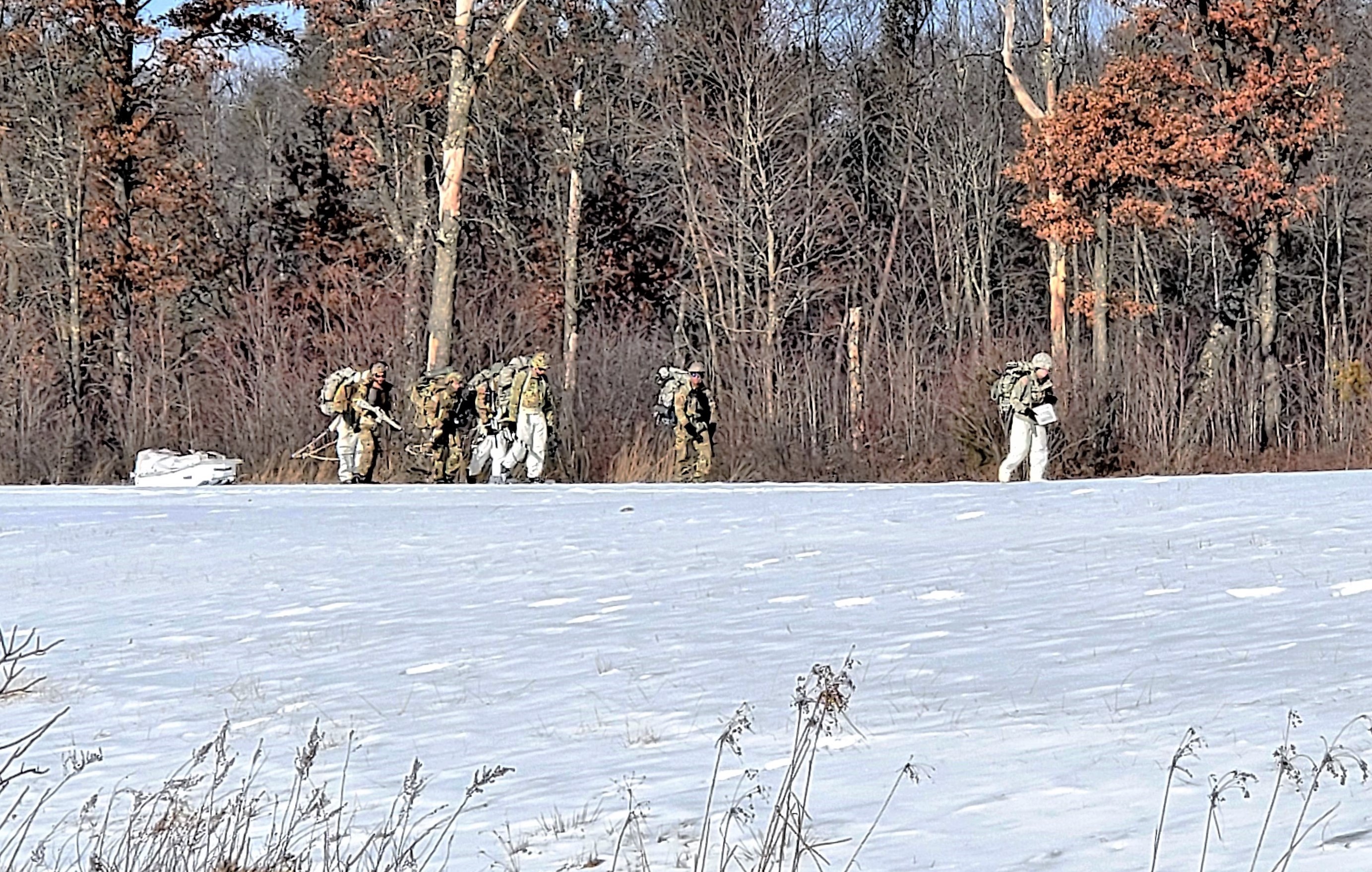 Snowshoeing among critical skills practiced, learned by students in ...