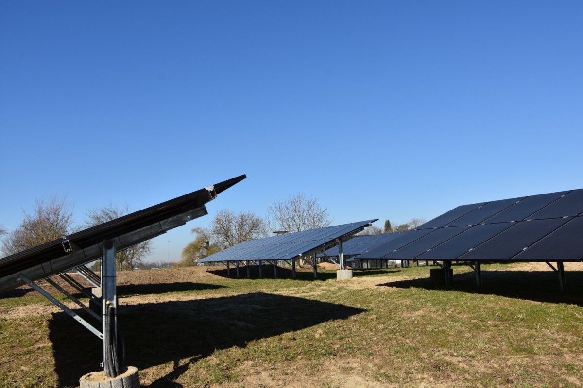 Garrison solar panel infrastructure supports energy demands and saves ...
