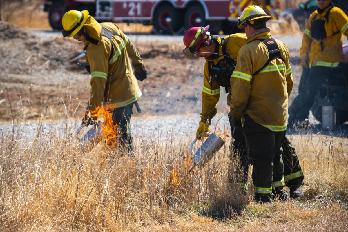 DES fire department conducts prescribed burns | Article | The United ...