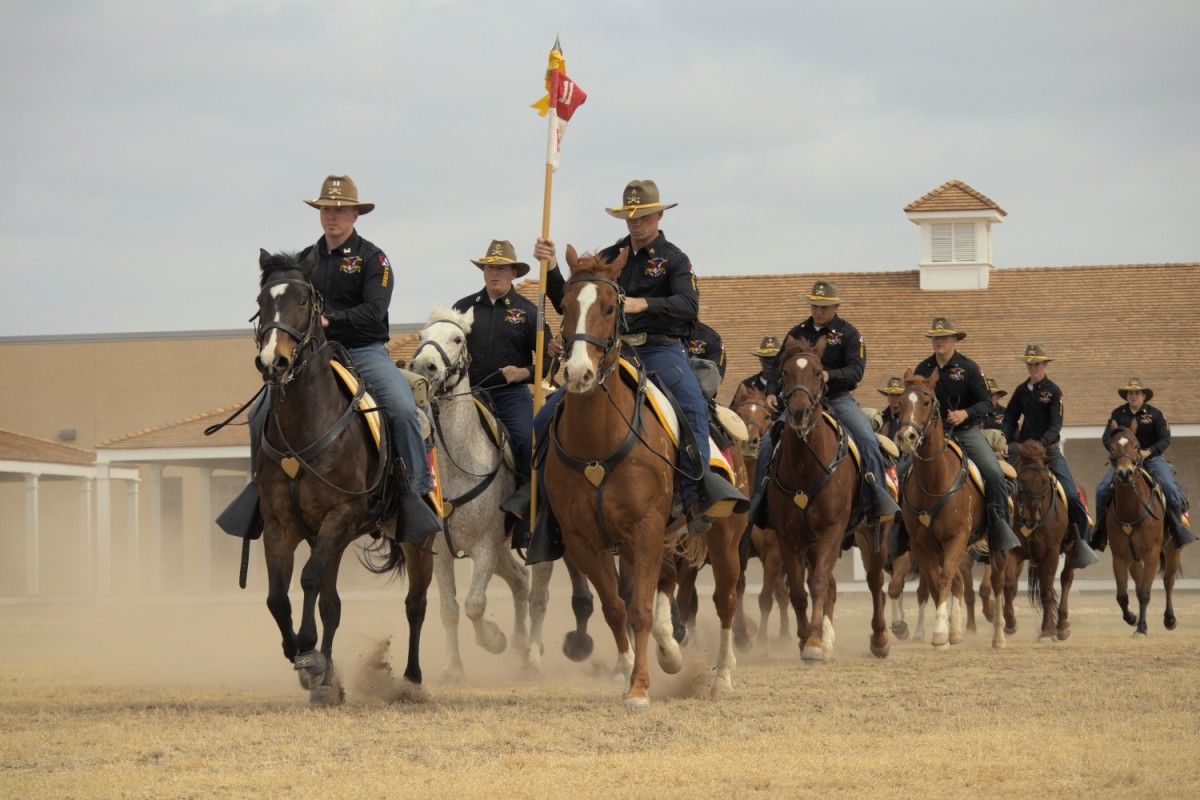 Blackhorse mounted Troopers uphold tradition at Regional Cavalry ...