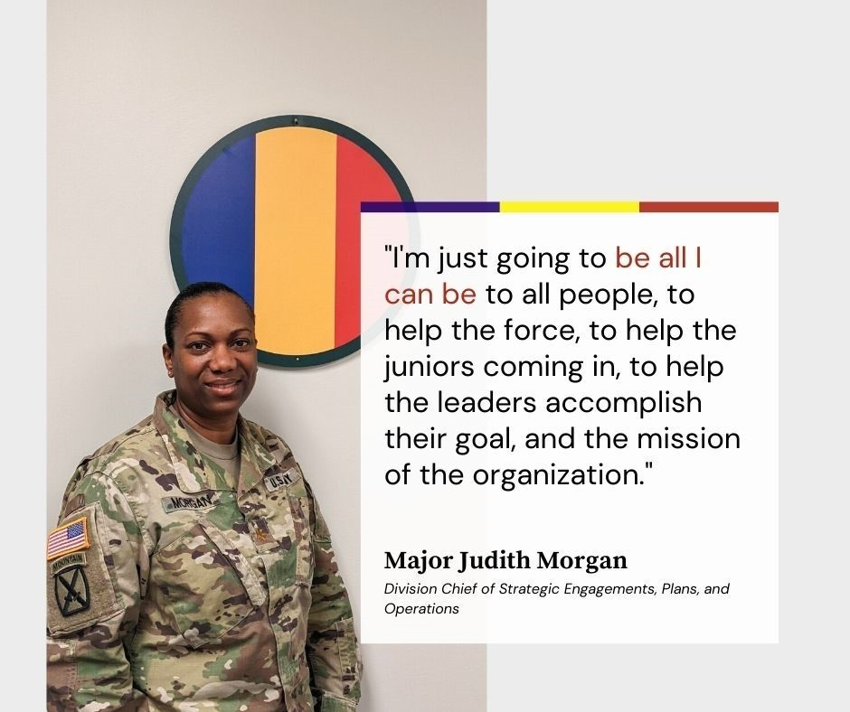 Faces of TRADOC: Maj. Judith Morgan, Division Chief of Strategic ...