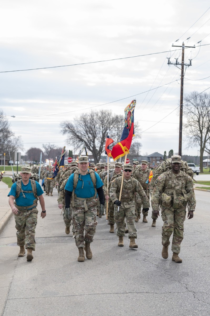 181st MFTB of Fort McCoy holds second annual SAAPM Ruck March | Article ...