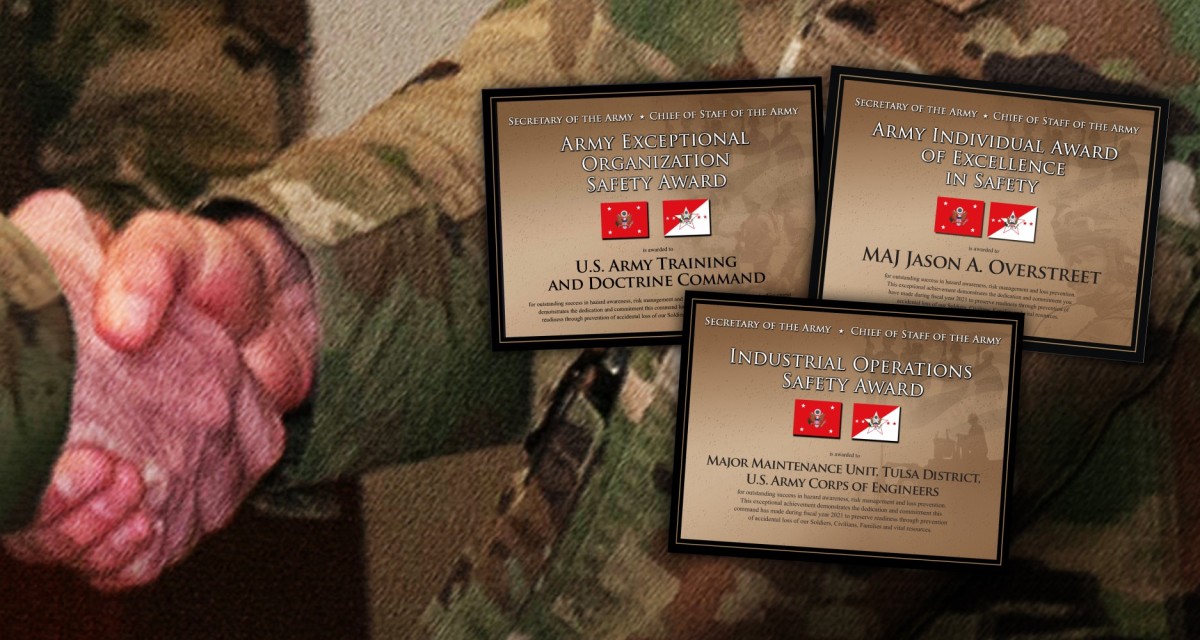 Fiscal 2021 Army safety award winners announced | Article | The United ...