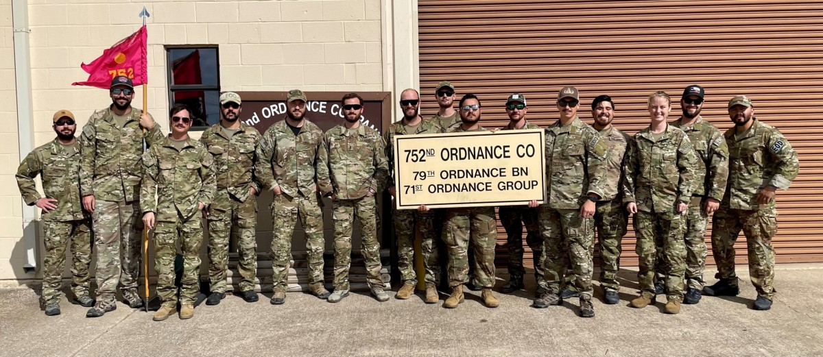 EOD technicians return from deployment to Central Command area of ...