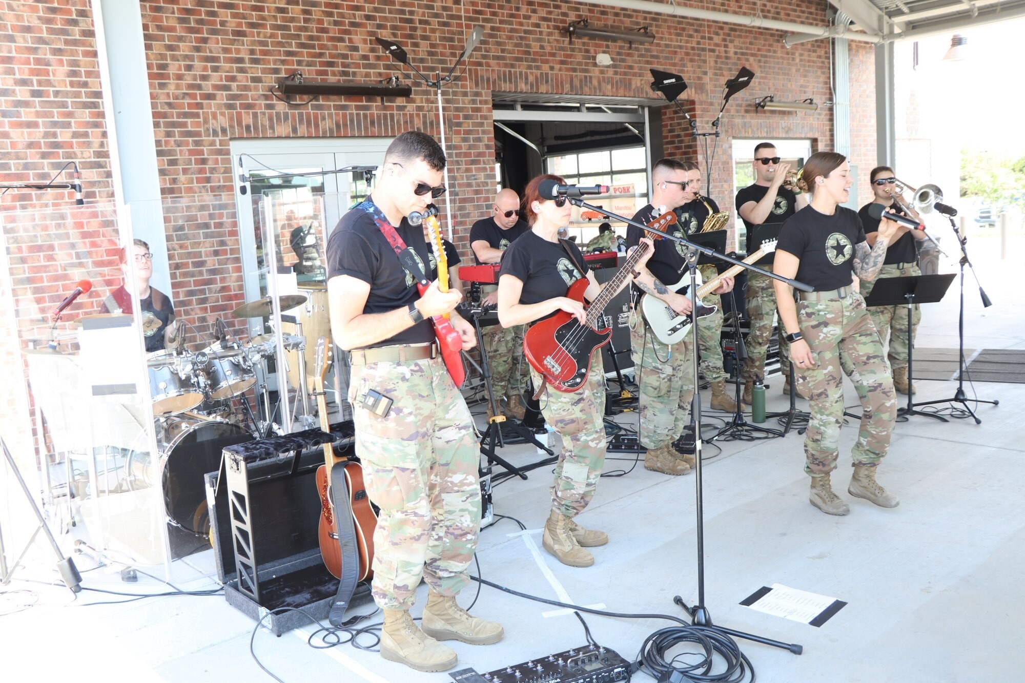 Marching to the beat of a different drum — the 132nd Army Band steps in ...
