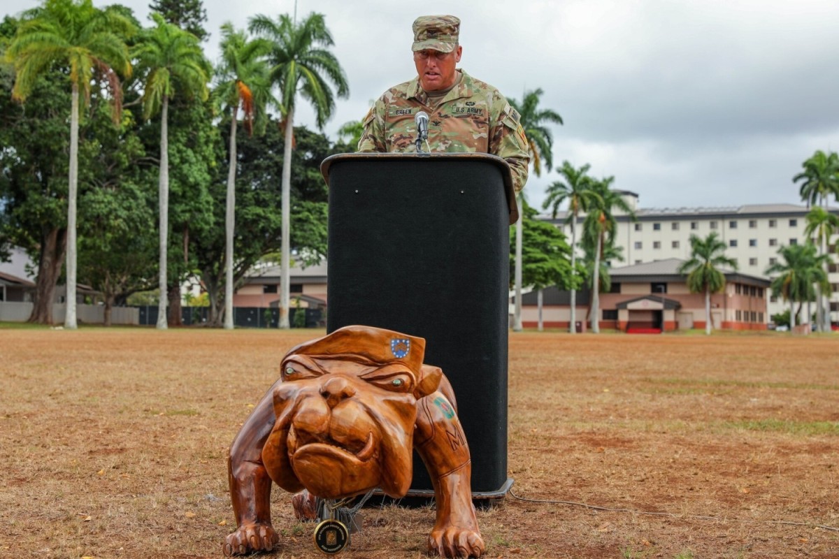 The “Watchdog” Brigade Passes Unit Colors for Change of Command ...