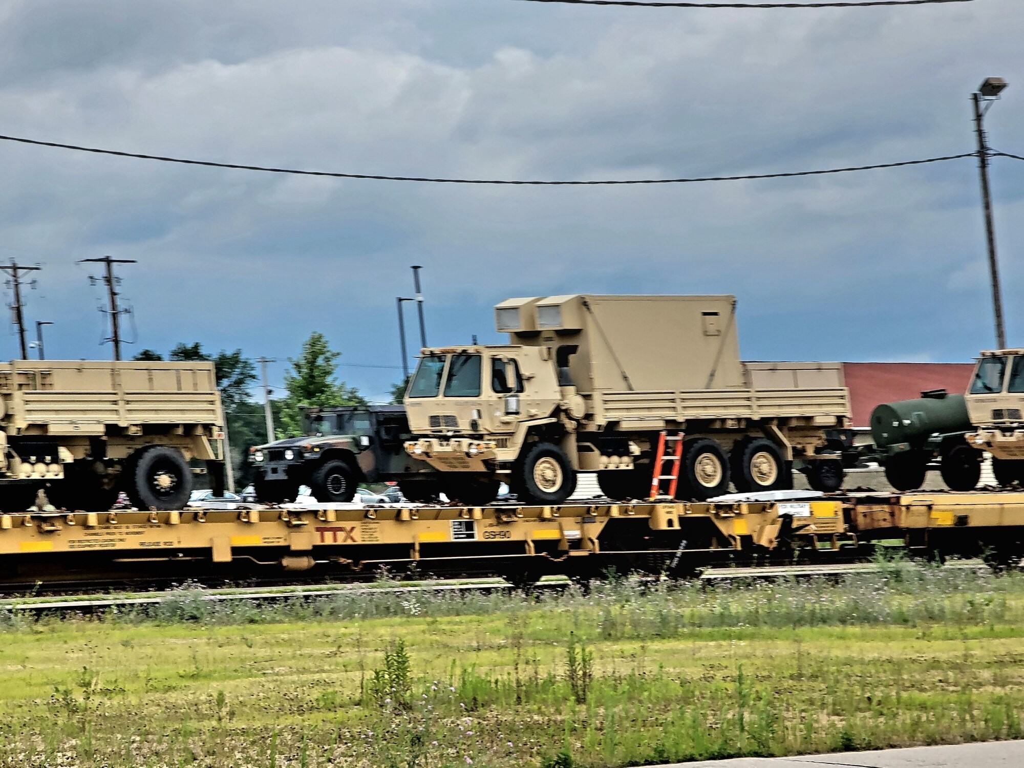 Photo Essay: Rail movement for 107th Support Maintenance Company, Part ...