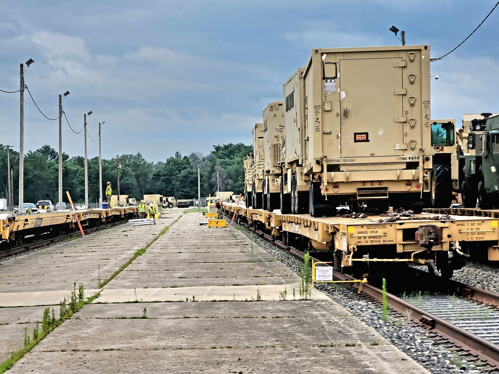 Photo Essay: Rail movement for 107th Support Maintenance Company, Part ...