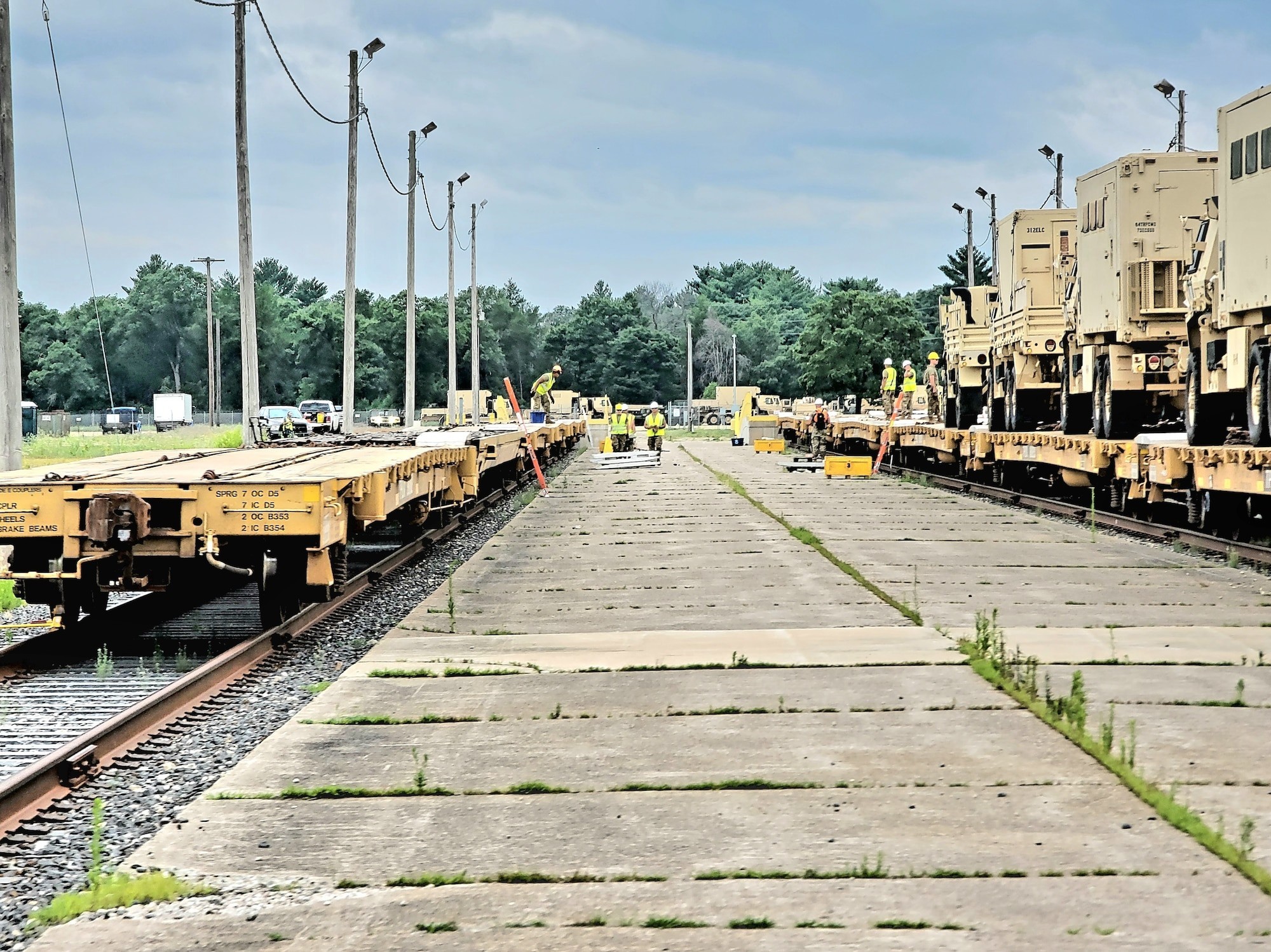 Photo Essay: Rail movement for 107th Support Maintenance Company, Part ...