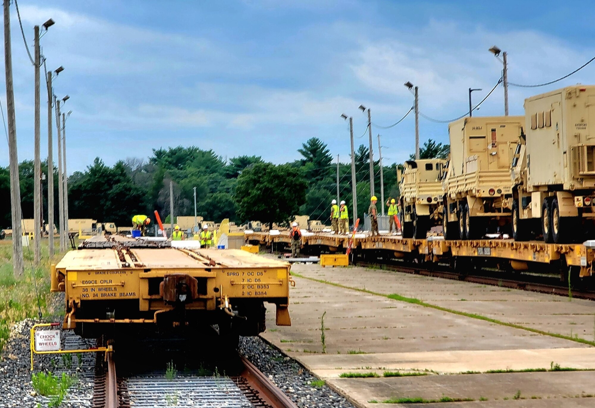 Photo Essay: Rail movement for 107th Support Maintenance Company, Part ...