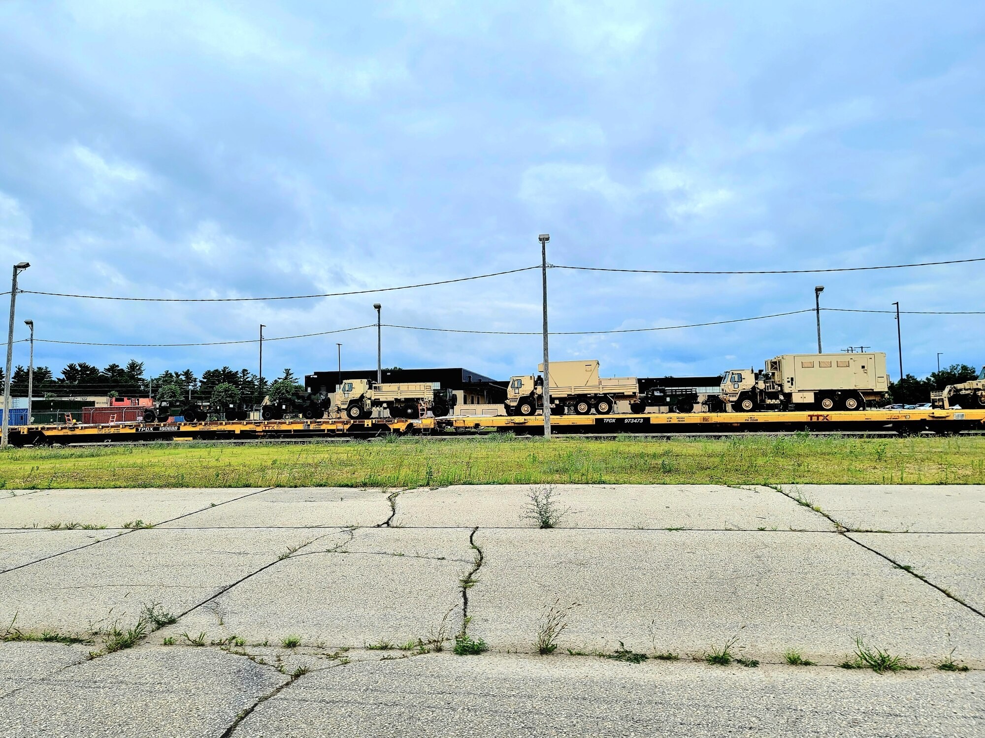 Photo Essay: Rail movement for 107th Support Maintenance Company, Part ...