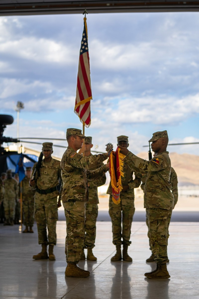 Casing of the Colors: The US Army's Iron Eagles prepare for Europe ...