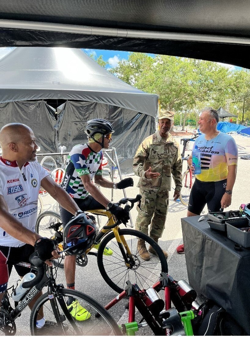 MEDCoE commanding general helps TRADOC support athletes during the 2022 ...