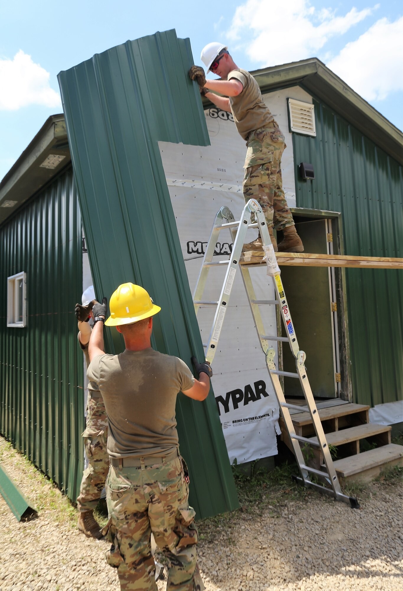Photo Essay: Army Reserve engineer unit helps with big troop project at ...