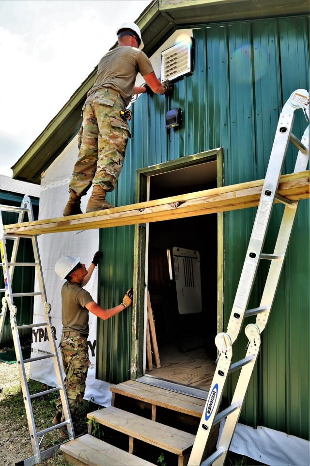 Photo Essay: Army Reserve engineer unit helps with big troop project at ...