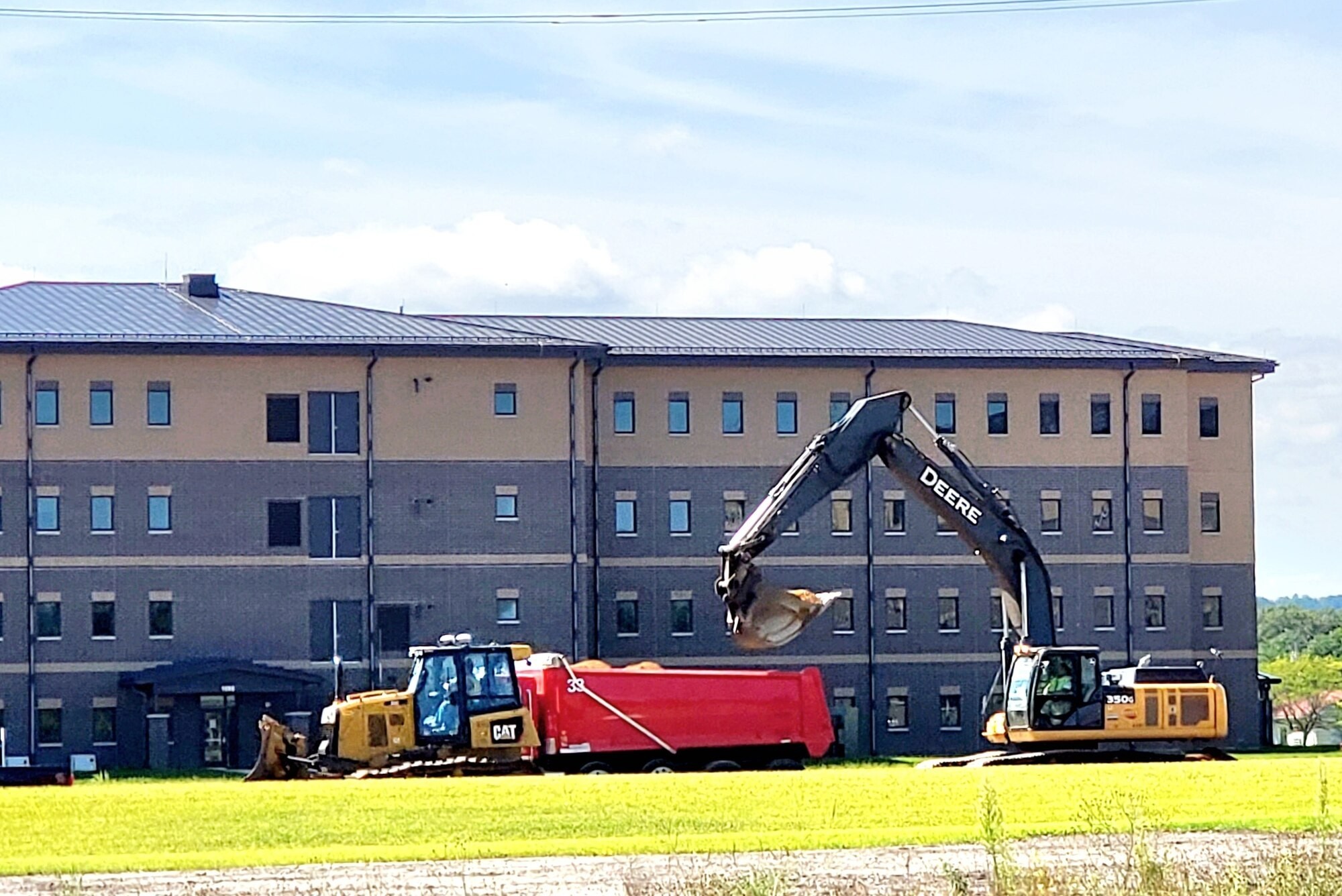 Photo Essay: Final exterior grading takes place at fiscal year 2020 ...