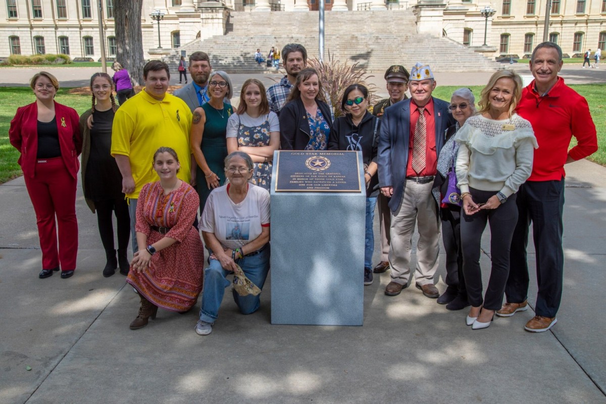 Kansas Unveils New Gold Star Family Memorial Monument | Article | The ...