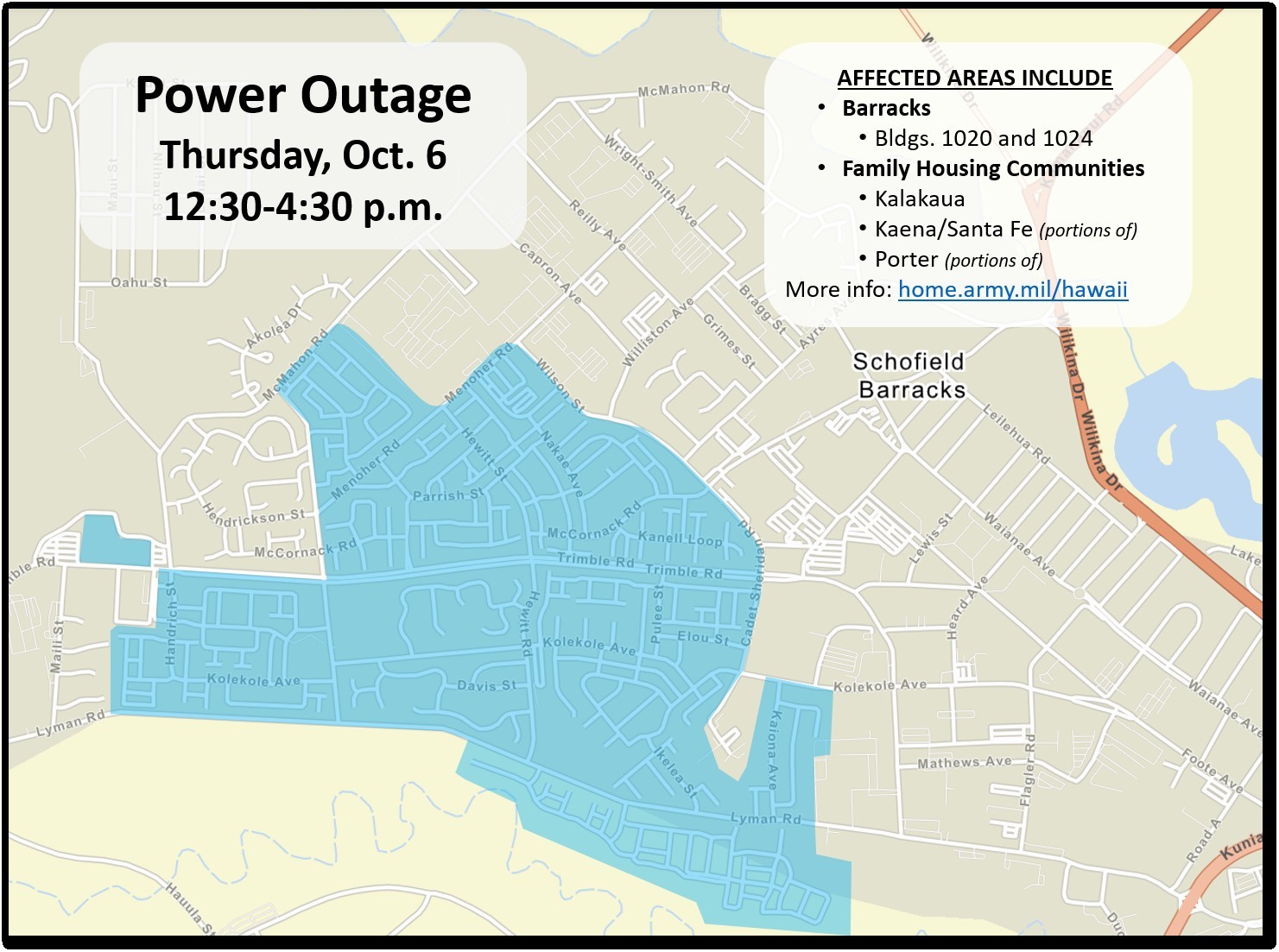 Power Outage Resources | Article | The United States Army
