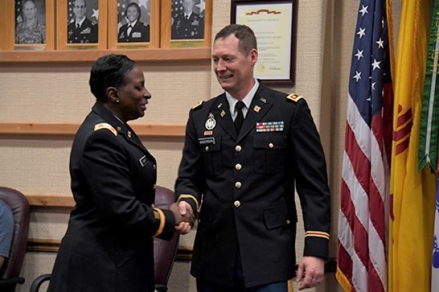 ATEC held a promotion ceremony for Maj. Lee Anderson, G-4’s new ...