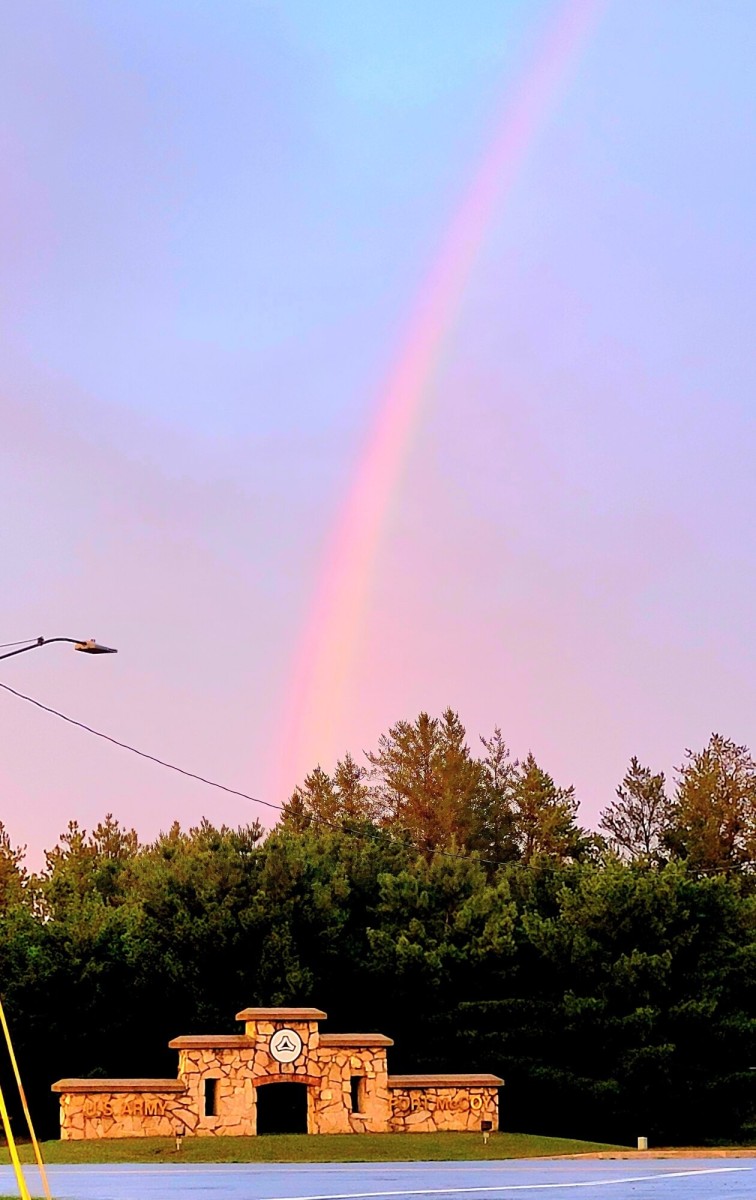 Photo Essay: Rare rainbow forms over Fort McCoy in September 2022 ...