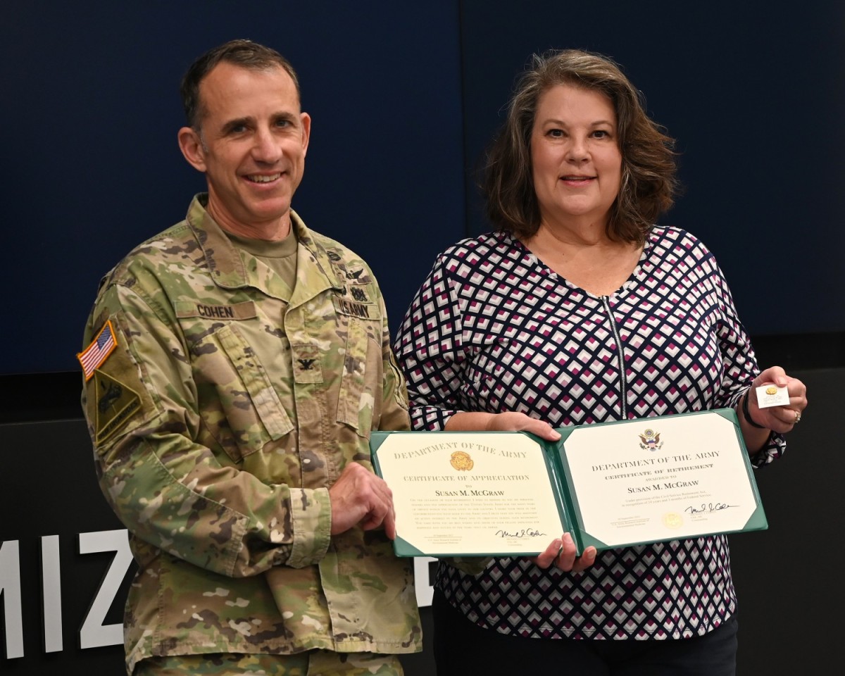 USARIEM says farewell to Sue McGraw after 32 years of combined service ...