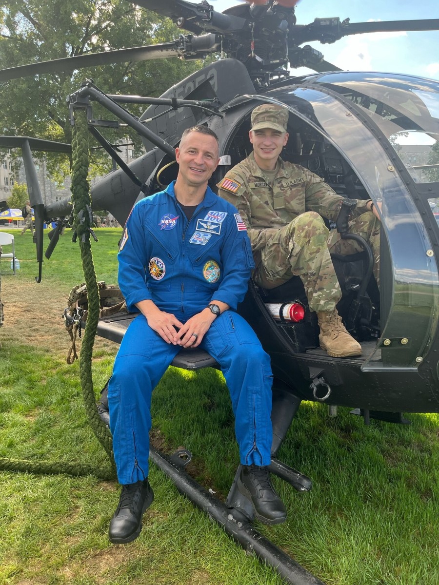 Son of Army astronaut continues family's tradition of military service ...