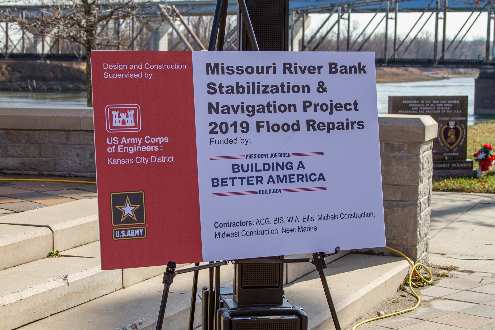 USACE held event for BIL funded Missouri River repairs in Atchison ...