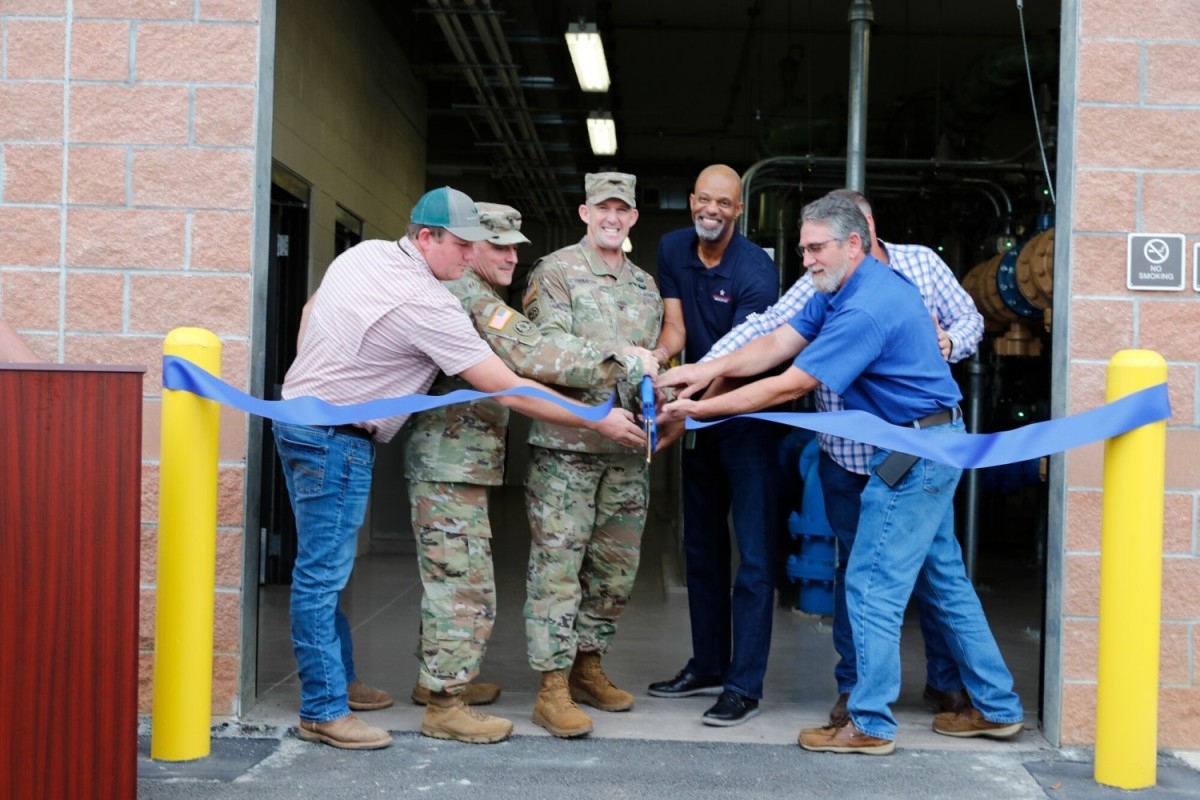 North Fort ribbon cutting completes Fort Polk’s green sand filtration ...