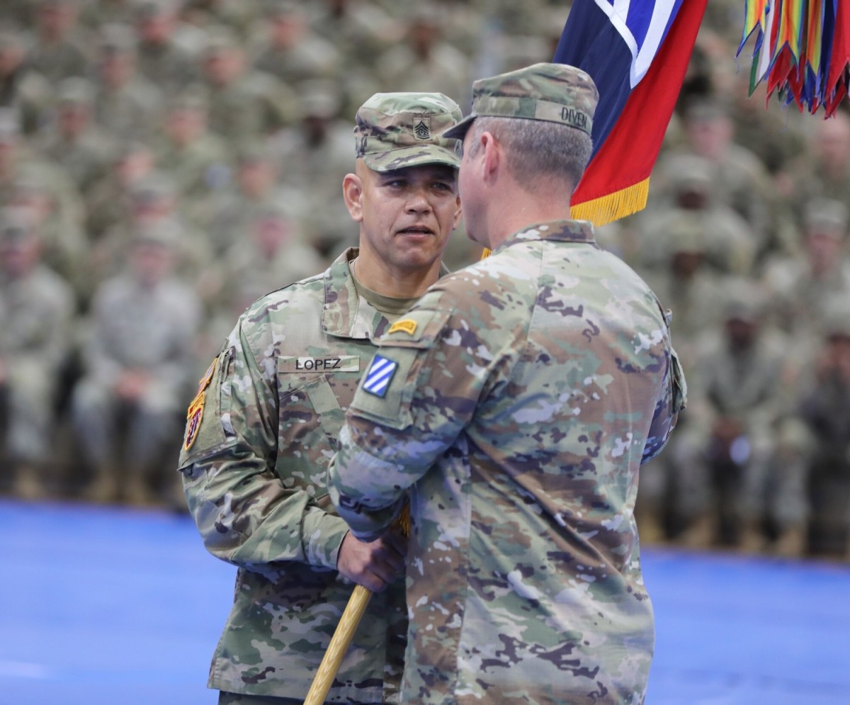 Most modernized brigade's senior NCO relinquishes responsibility ...