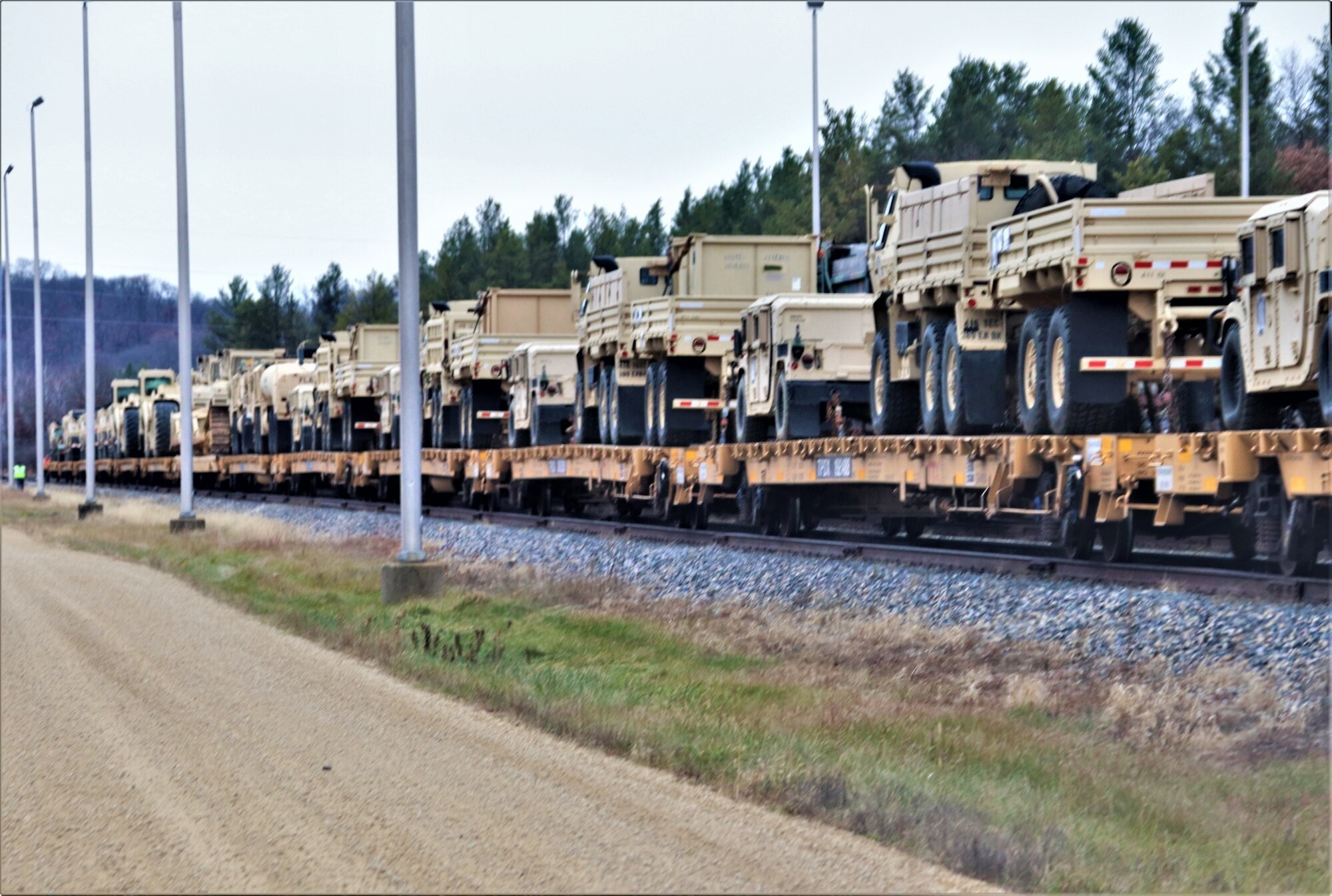 Photo Essay: 411th Engineer Company equipment deployment by rail movement at Fort McCoy, Part X ...