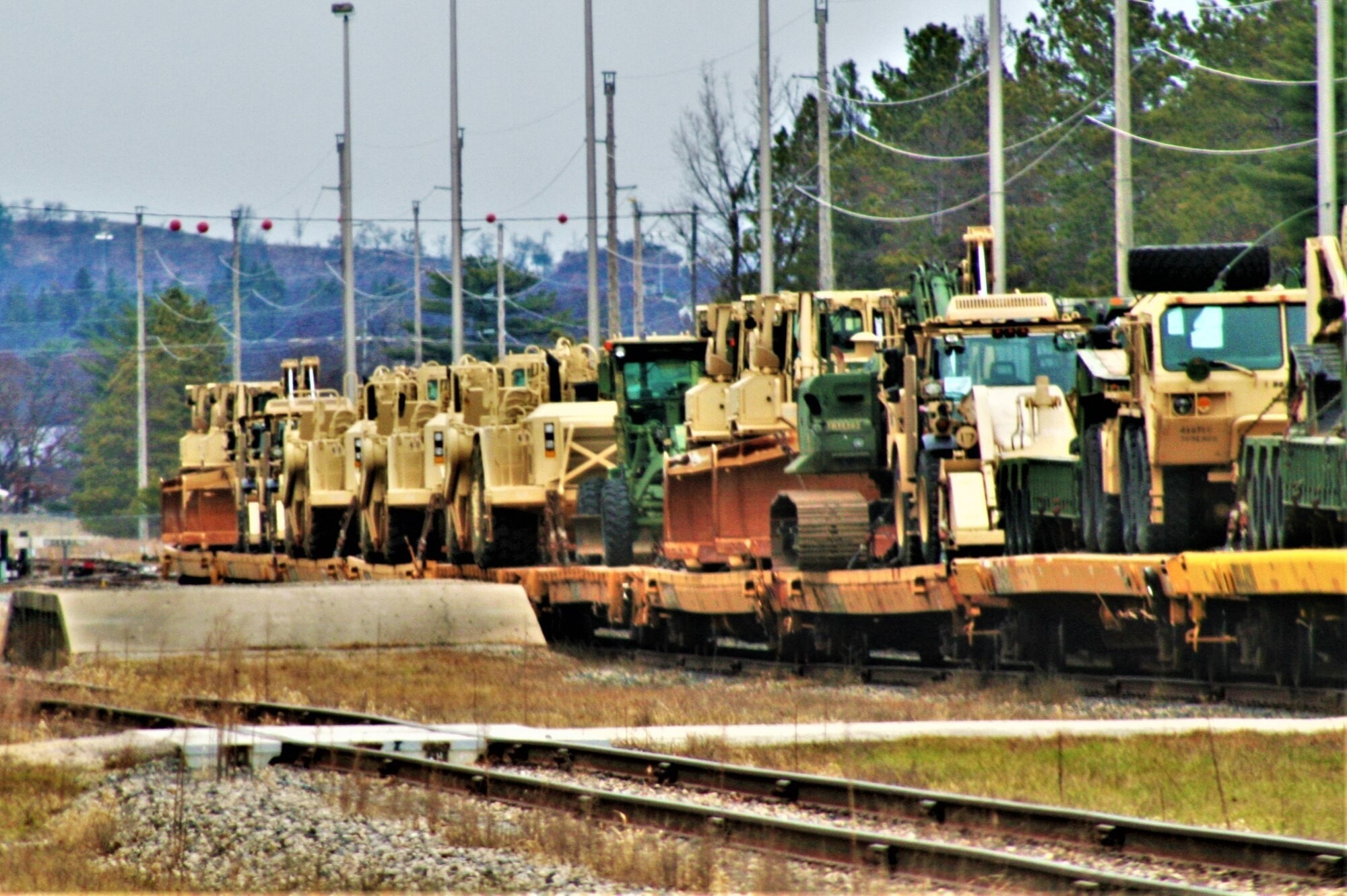 Photo Essay: 411th Engineer Company equipment deployment by rail movement at Fort McCoy, Part X ...