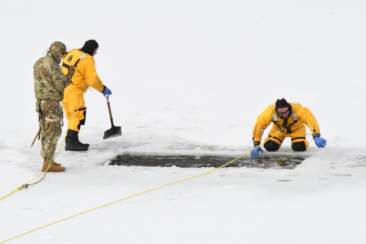 Fort Drum firefighters support sustainers during cold-water immersion ...