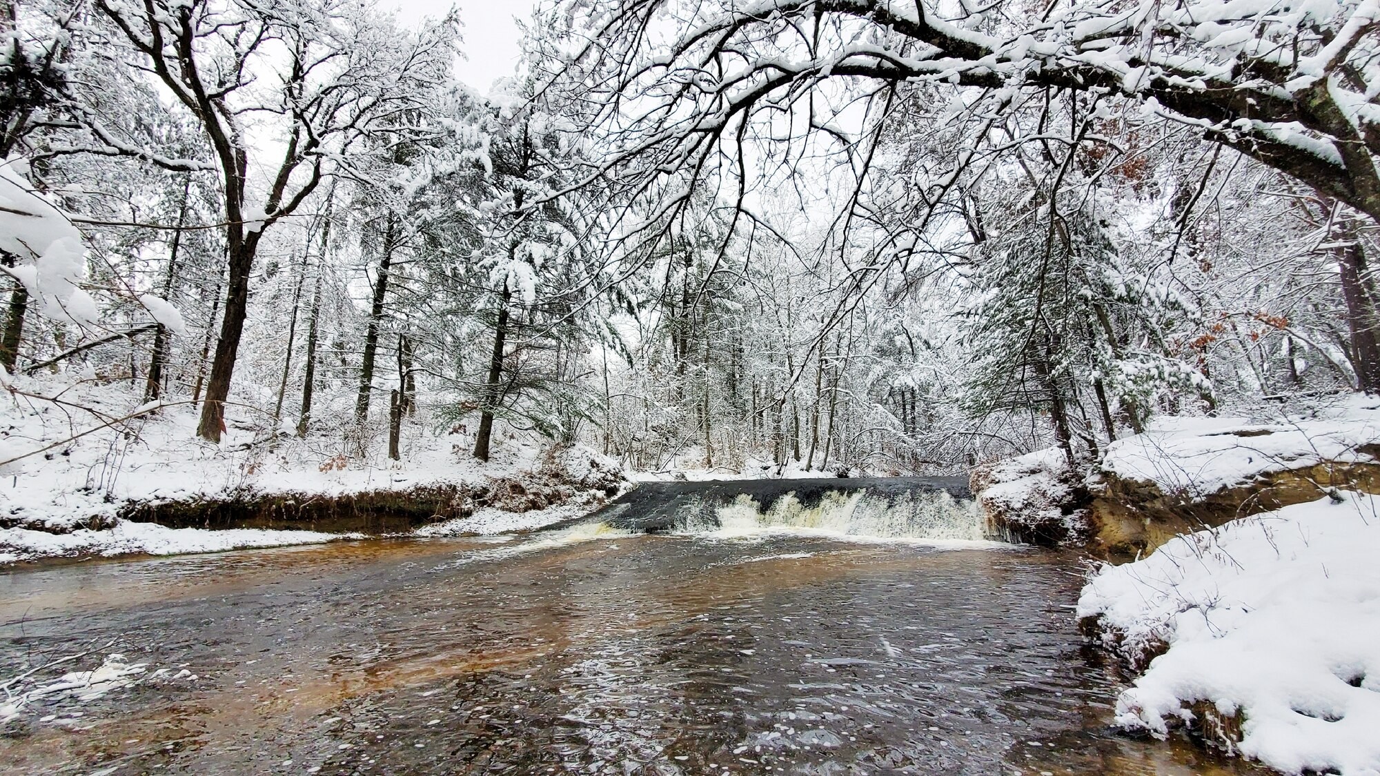 Photo Essay: December 2022 Snow Scenes at Trout Falls at Fort McCoy's ...
