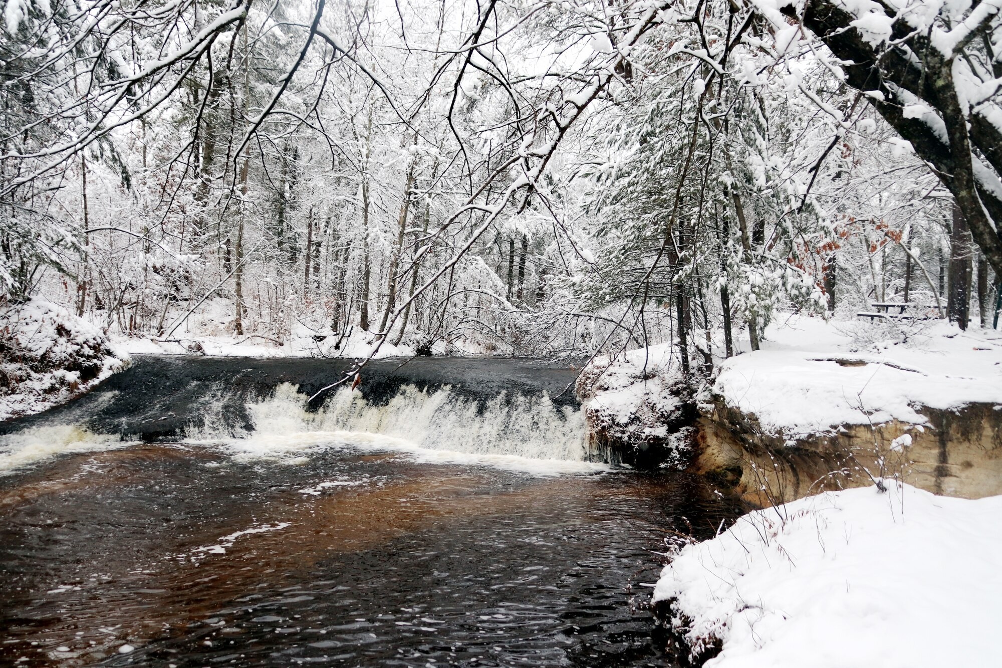 Photo Essay: December 2022 Snow Scenes at Trout Falls at Fort McCoy's Pine View Recreation Area ...