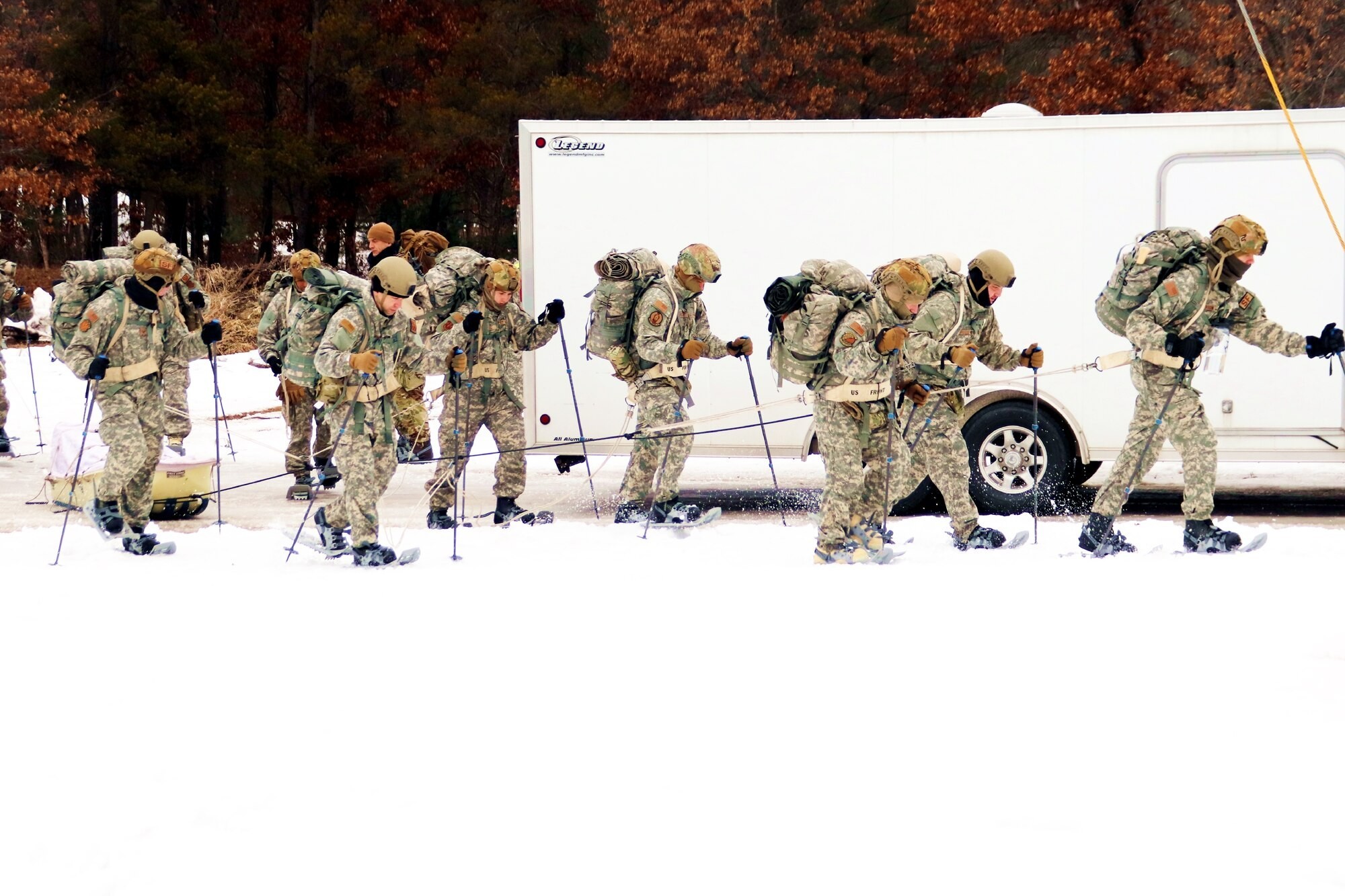 Photo Essay: Airmen train in cold-weather tactics, skills at Fort McCoy ...
