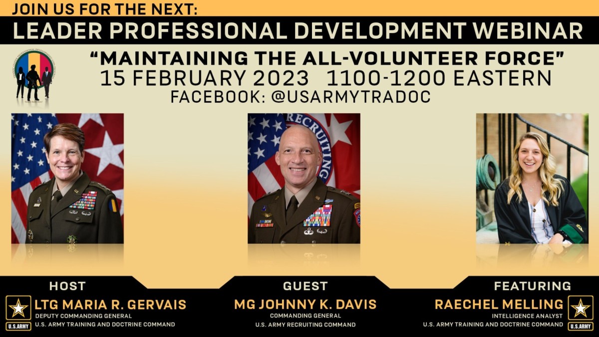 TRADOC LPD to discuss recruiting the next generation of Soldiers ...