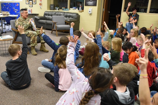 90 Soldiers share their passion for reading at area schools for Read ...