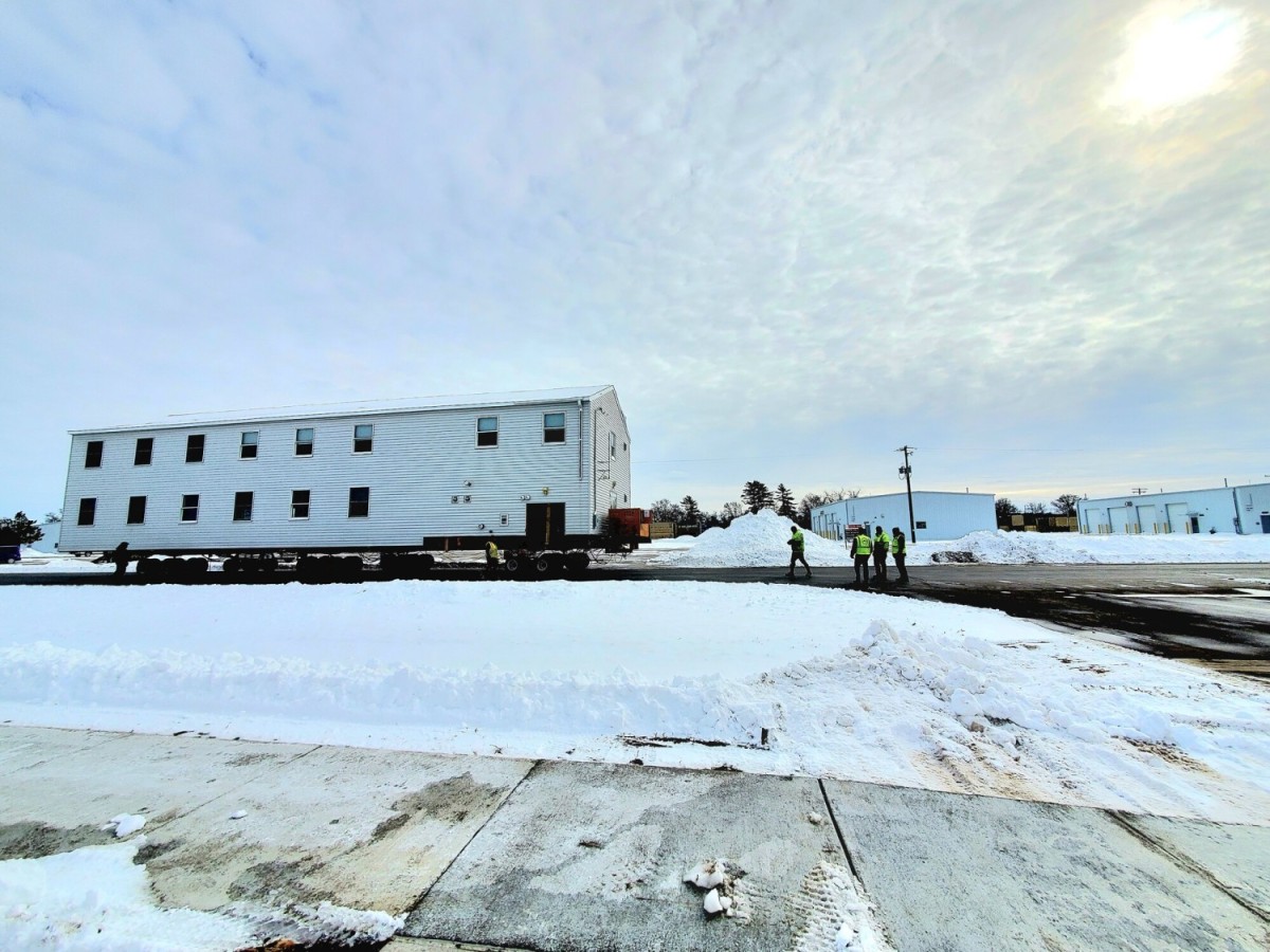 History made: Contractor moves first two World War II-era barracks at ...