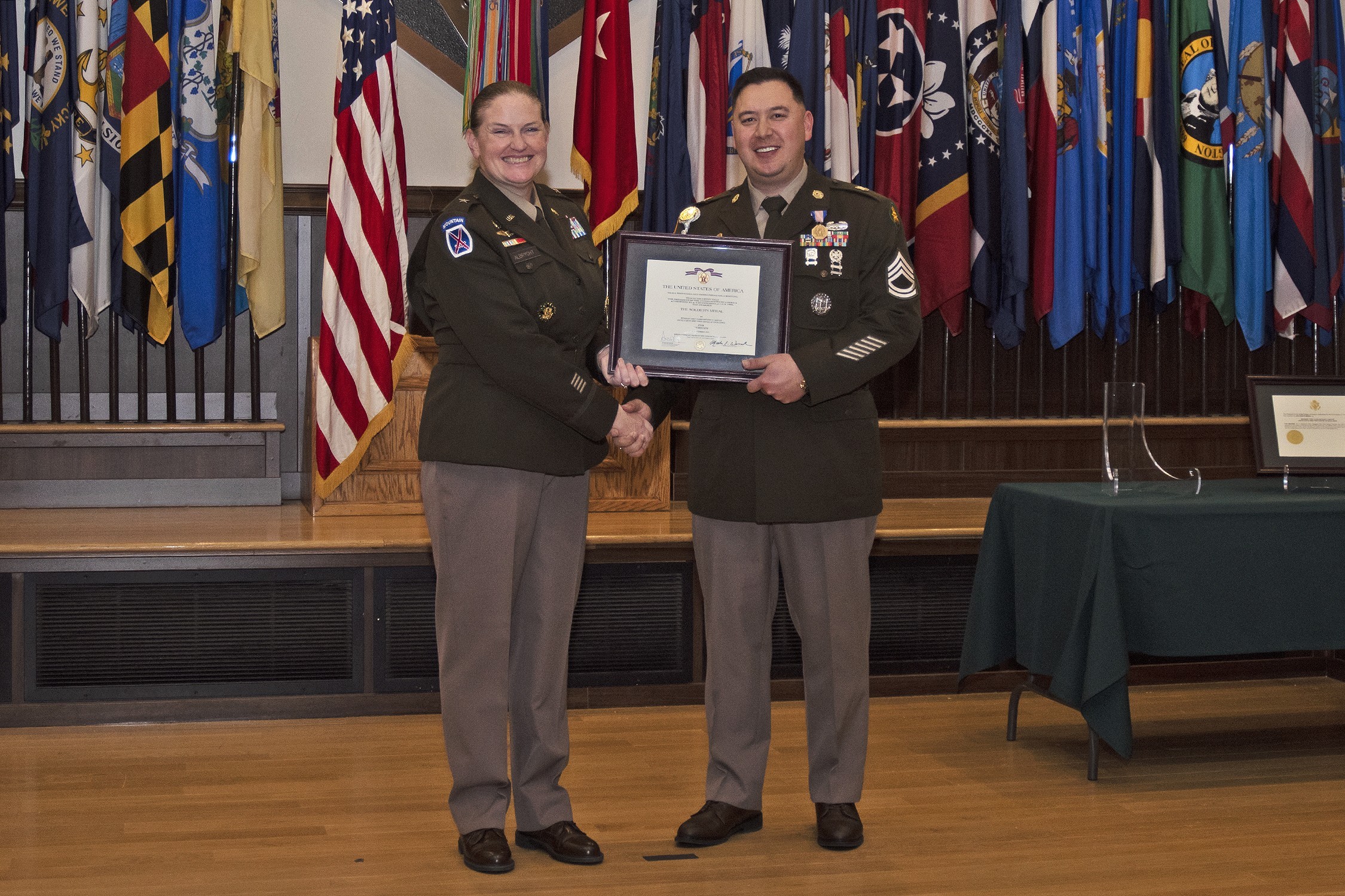 Army awards Soldier’s Medal to MP School course manager for life-saving ...