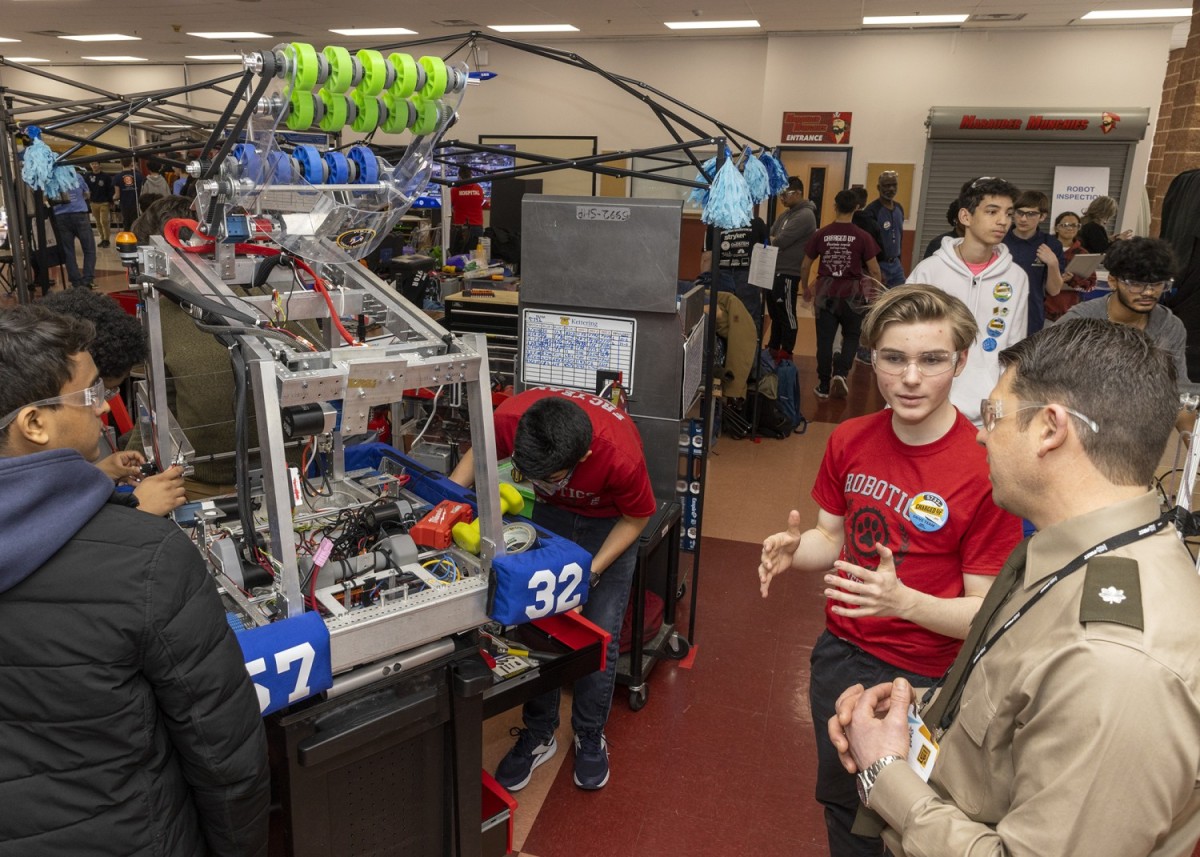 Student perseverance in robotics competition sets stage for future ...