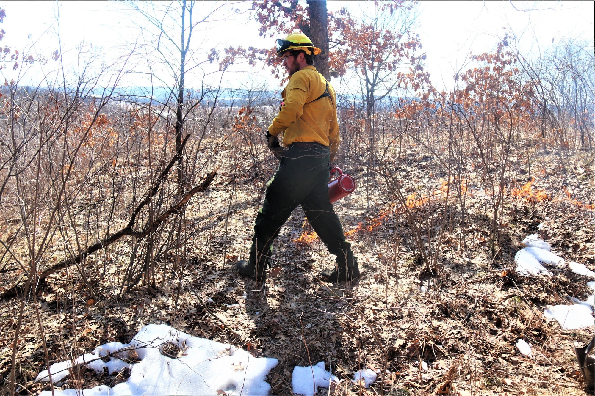 Fort McCoy prescribed burn team manages remote prescribed burn at ...