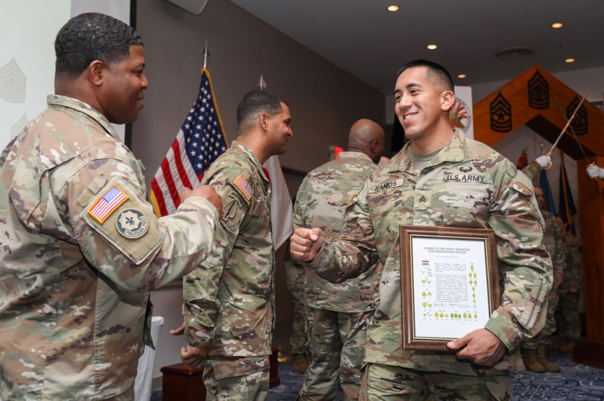 Signal, aviation units induct Soldiers into NCO corps | Article | The ...