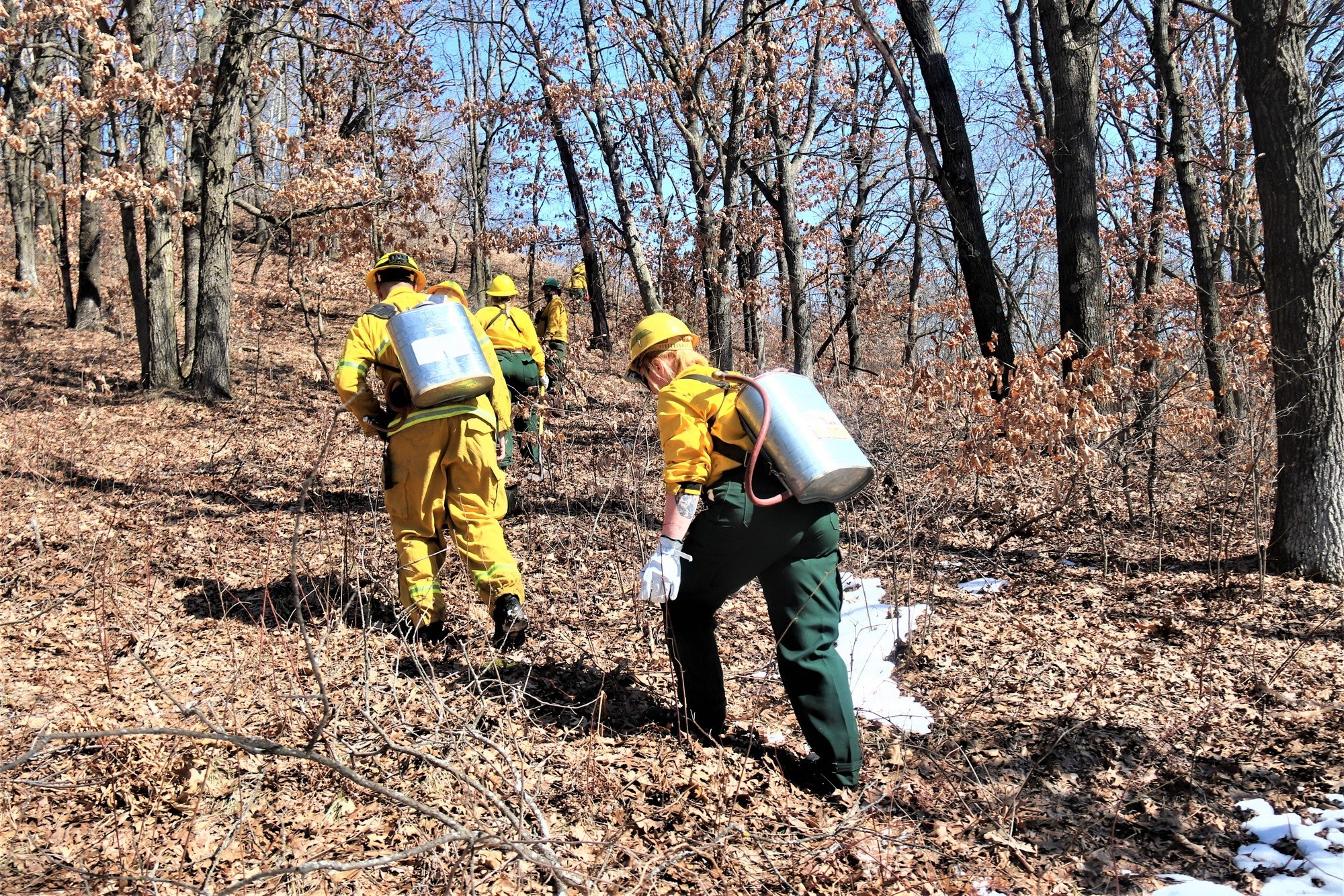 Fort McCoy prescribed burn team manages remote prescribed burn at ...
