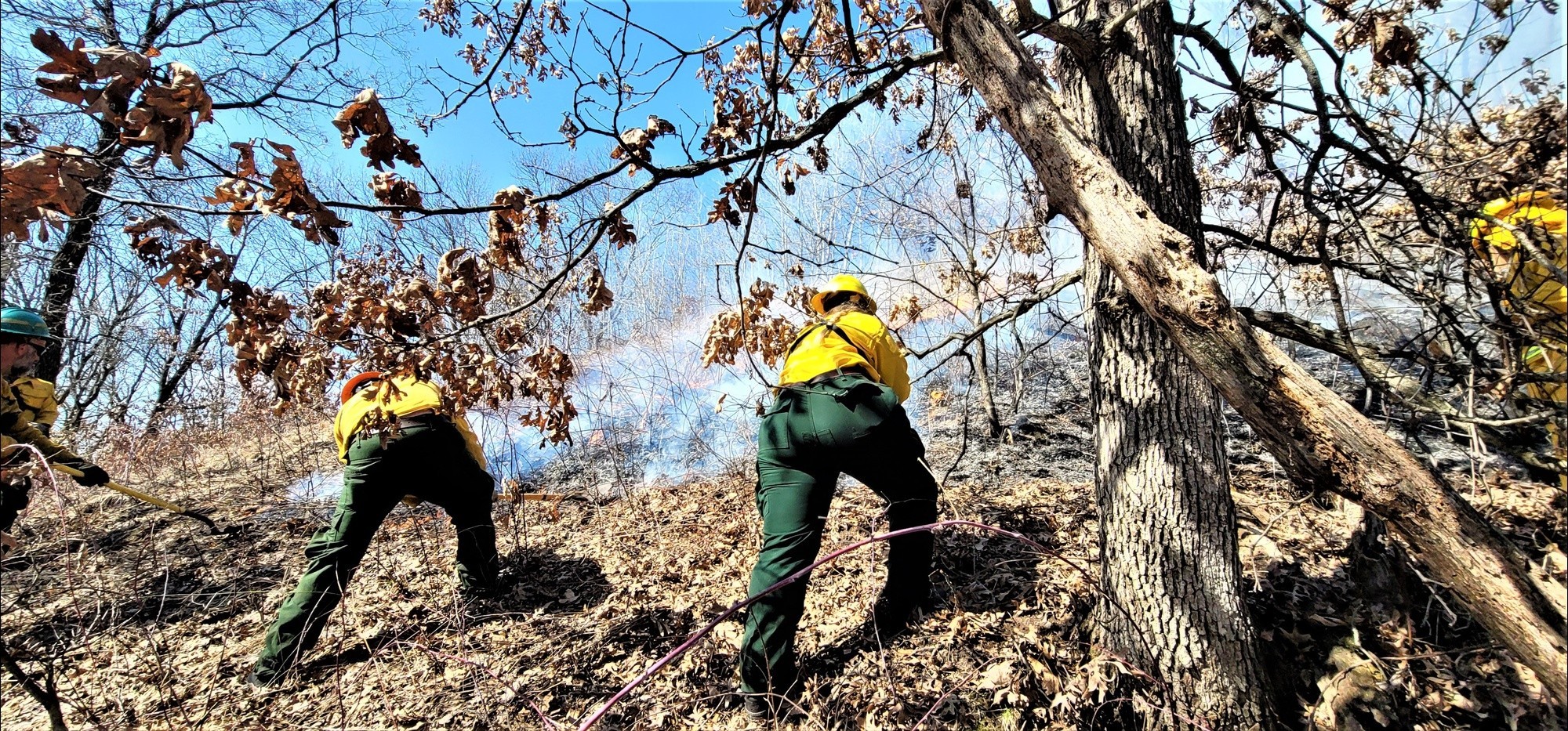 Fort McCoy prescribed burn team manages remote prescribed burn at ...