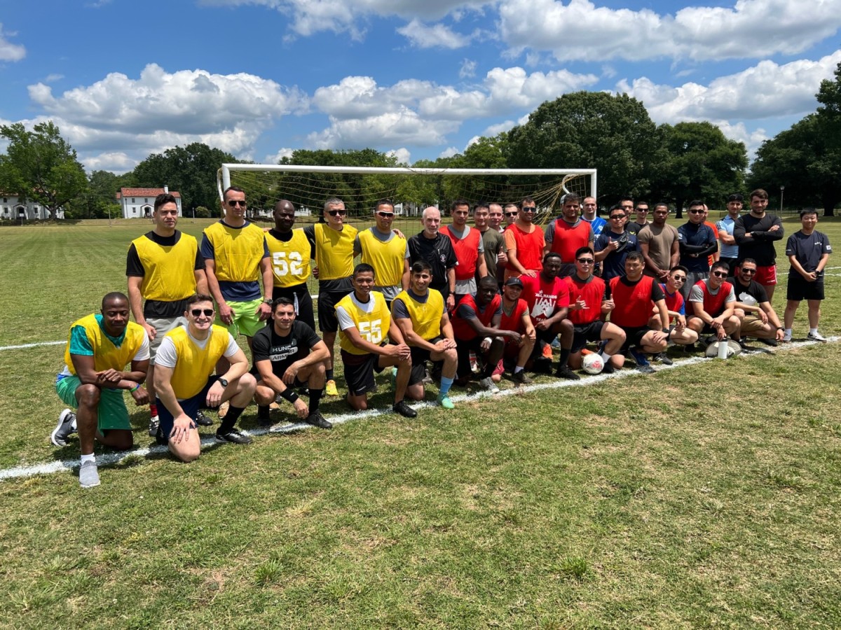 International military student soccer game builds community | Article ...