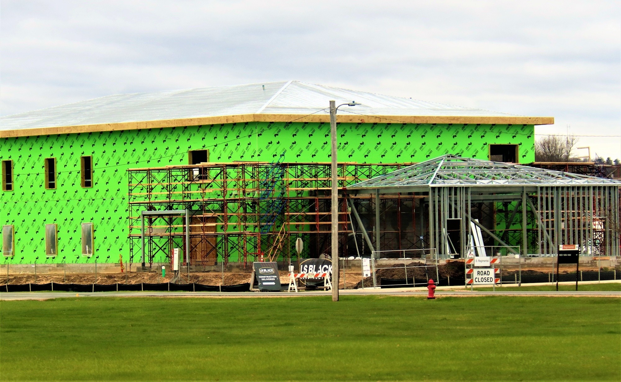 Photo Story: May 2023 construction operations of $11.96 million transient training brigade ...