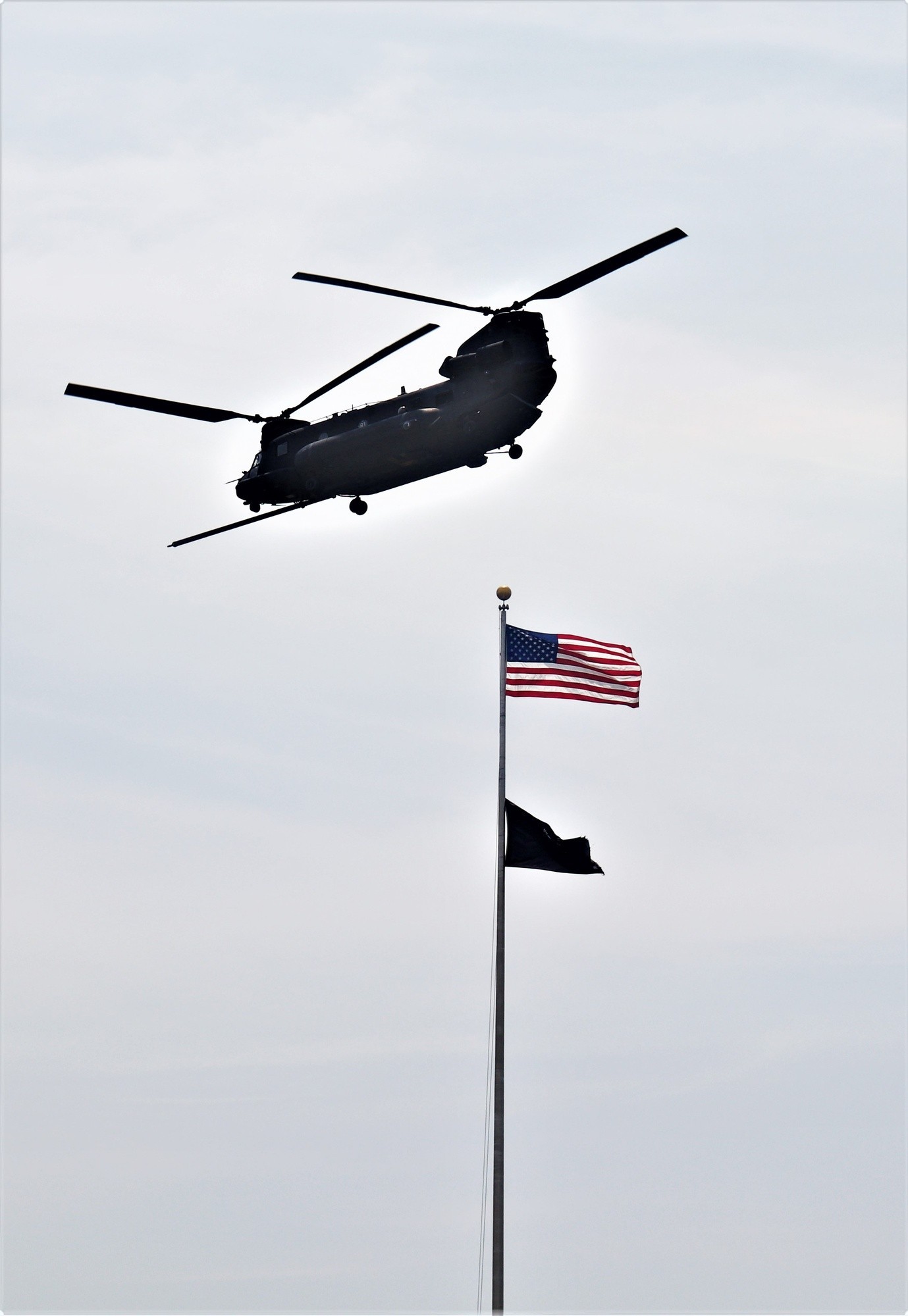 CH-47s support training for Iowa Army engineer troops at Fort McCoy ...