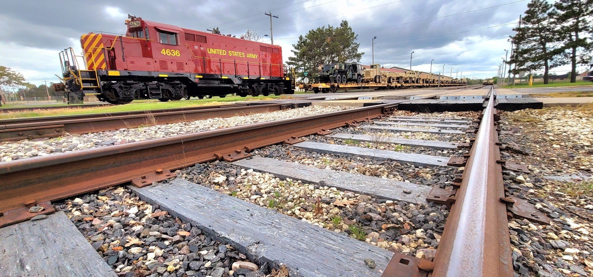 Army locomotive at Fort McCoy key to success of first rail movement at ...